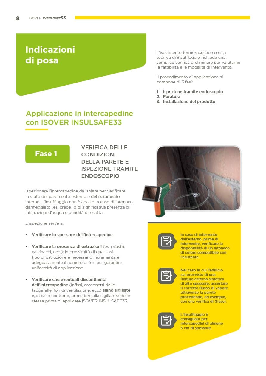 ISOVER - Insufflaggio Isolamento Termoacustico con Insufflaggio